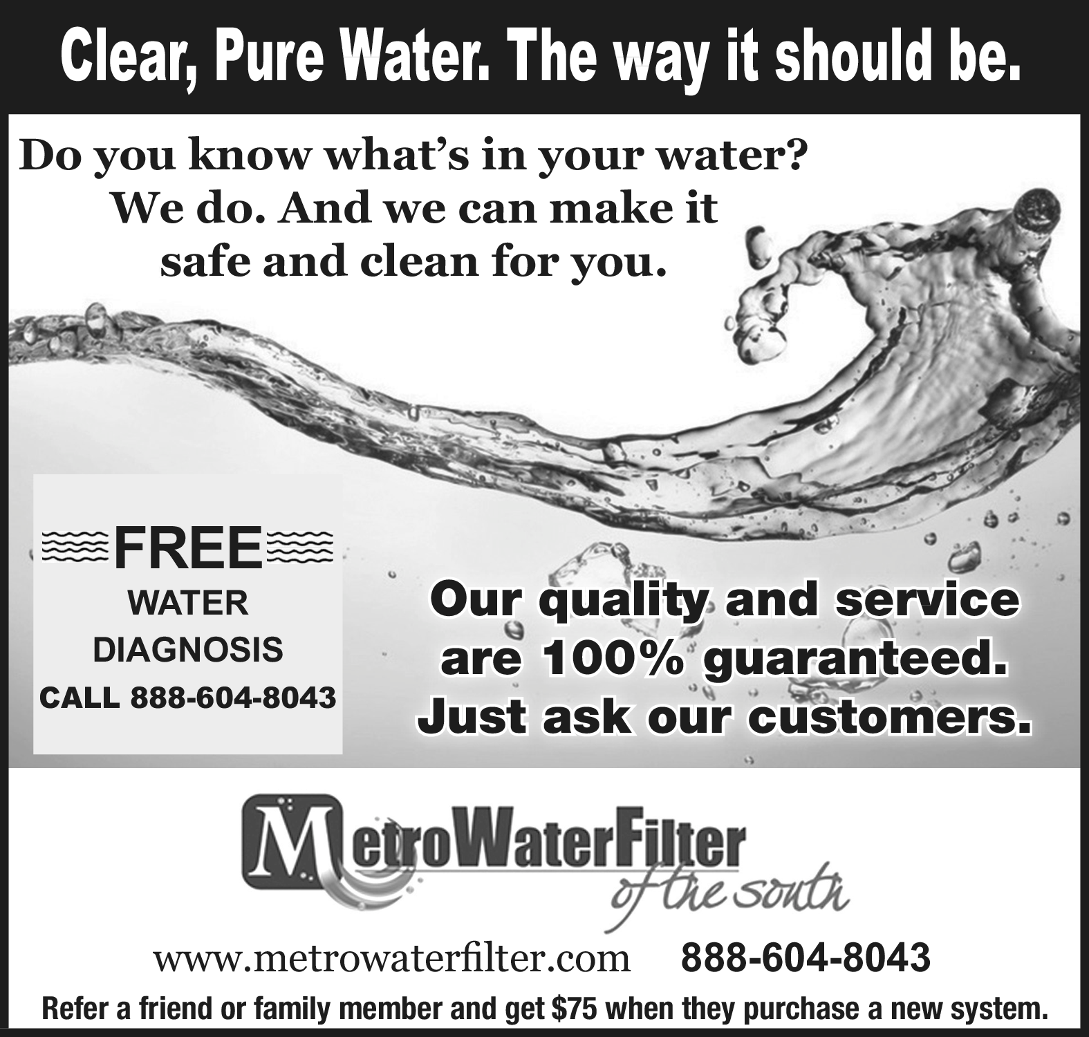 Offer Clean & Pure Water Services in Tucker, GA, Water Solutions ...
